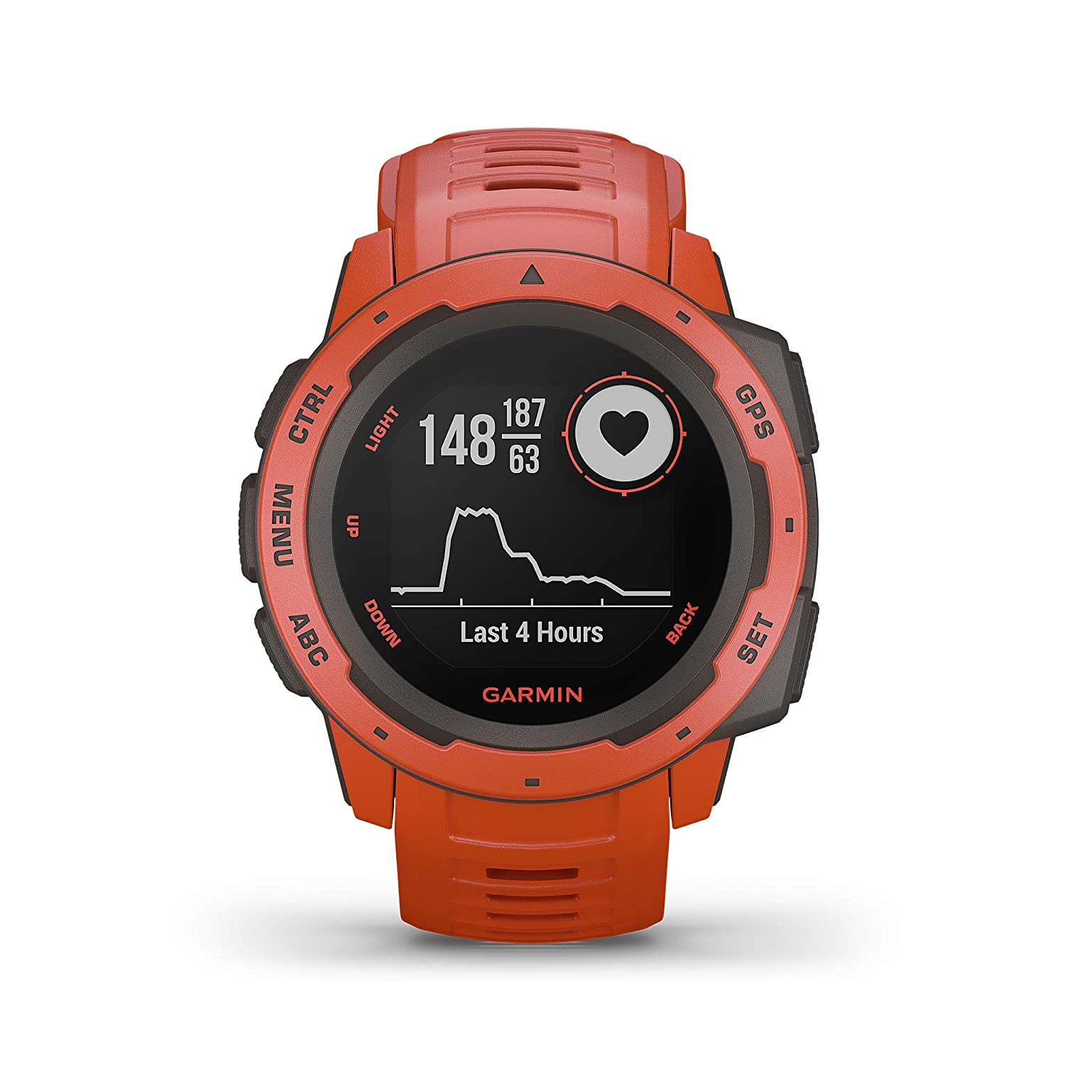 Garmin Instinct Flame Red Smart Watch