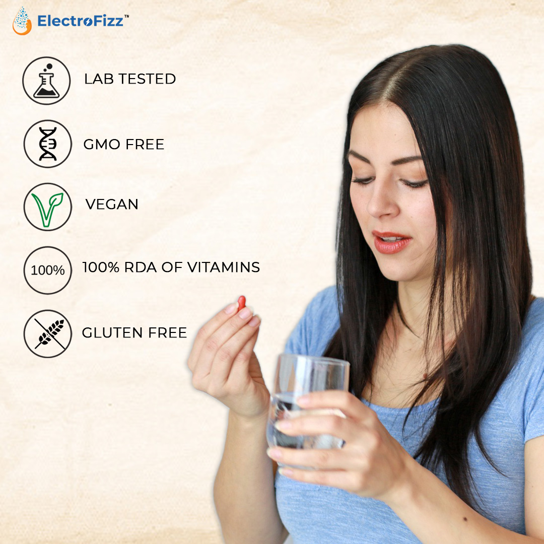 Multivitamin For Men & Women With Omega3, Ginseng & Probiotics For ...