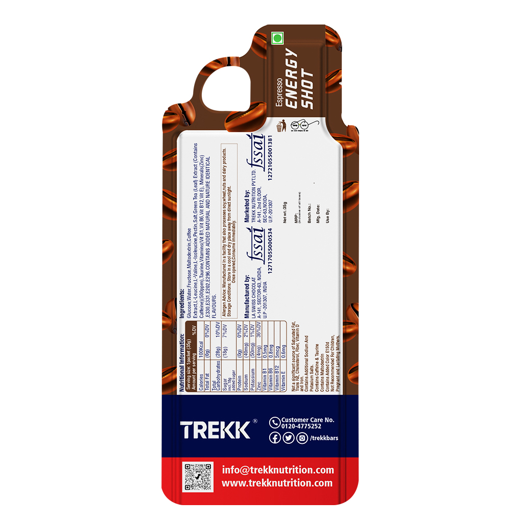 TREKK AdvantEdge Espresso Energy Shot Gel 35g